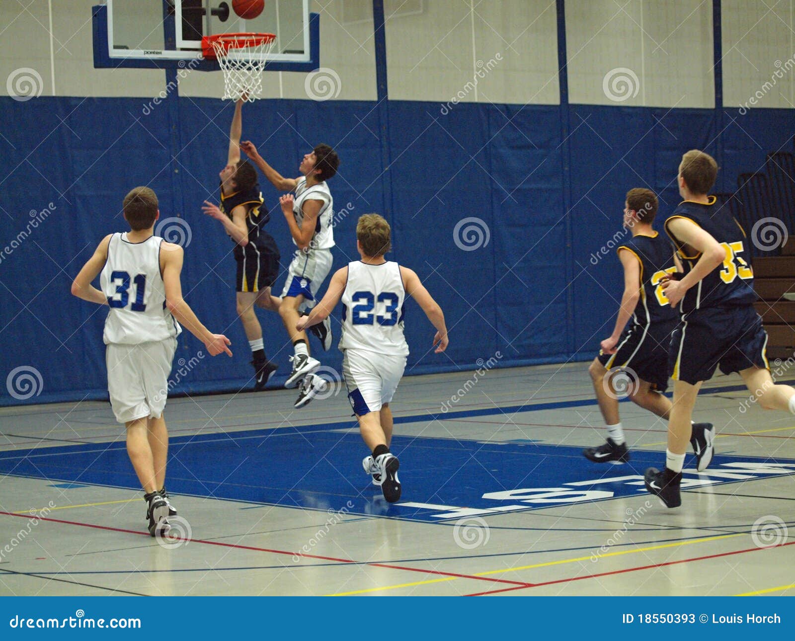 Basketball Action editorial stock photo. Image of reach - 18550393