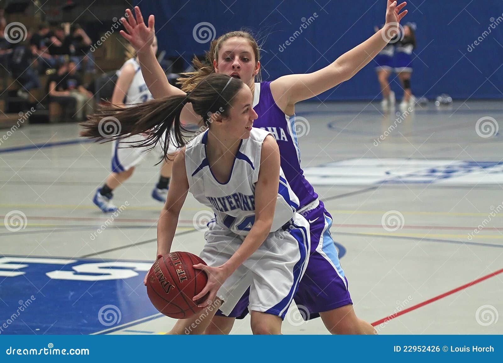 Basketball Action editorial photo. Image of compete, girls - 22952426