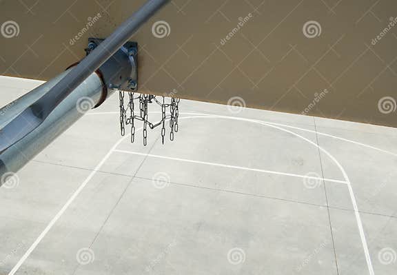 Basketball Backboard Perspective Stock Photo - Image of backboard ...