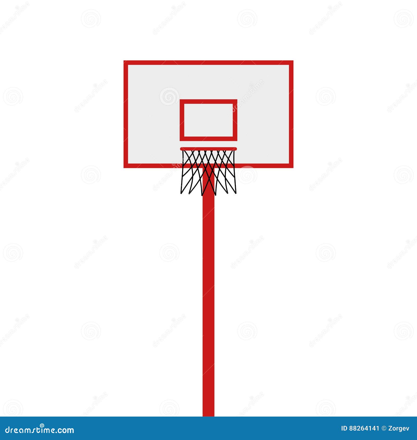 Basketball backboard stock vector. Illustration of game - 88264141