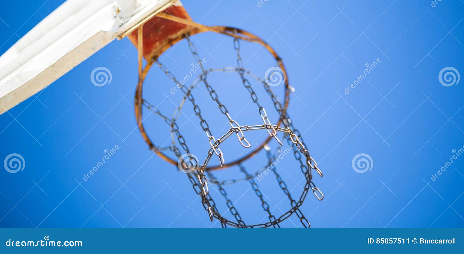 Basketball Backboard-RIm-under Net Stock Image - Image of backboard ...