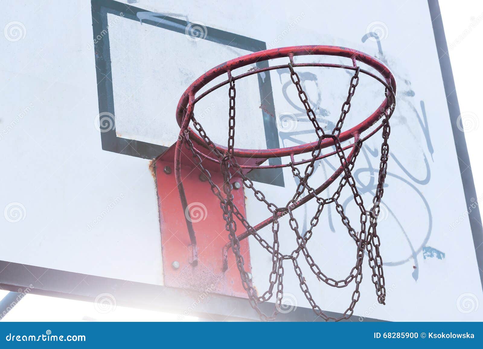 Basketball backboard stock photo. Image of court, ring - 68285900
