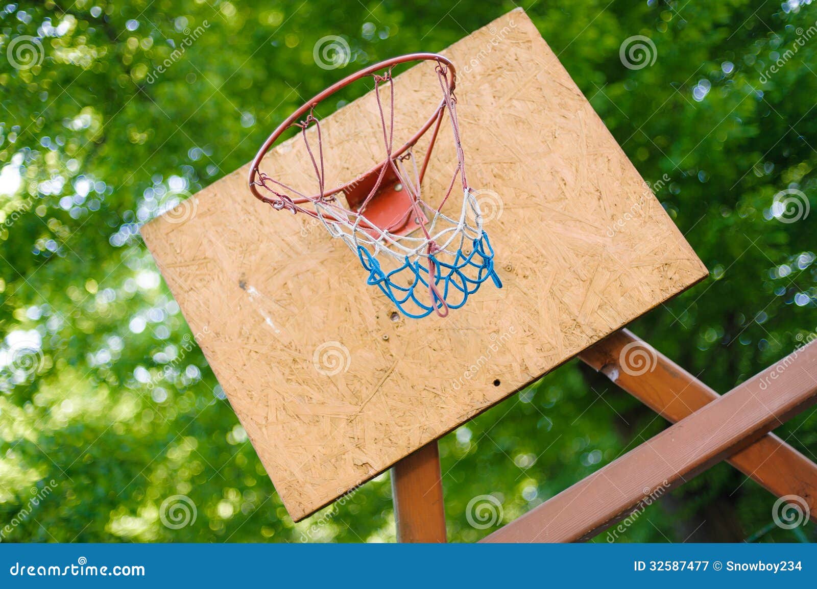 Basketball backboard stock image. Image of city, binder - 32587477
