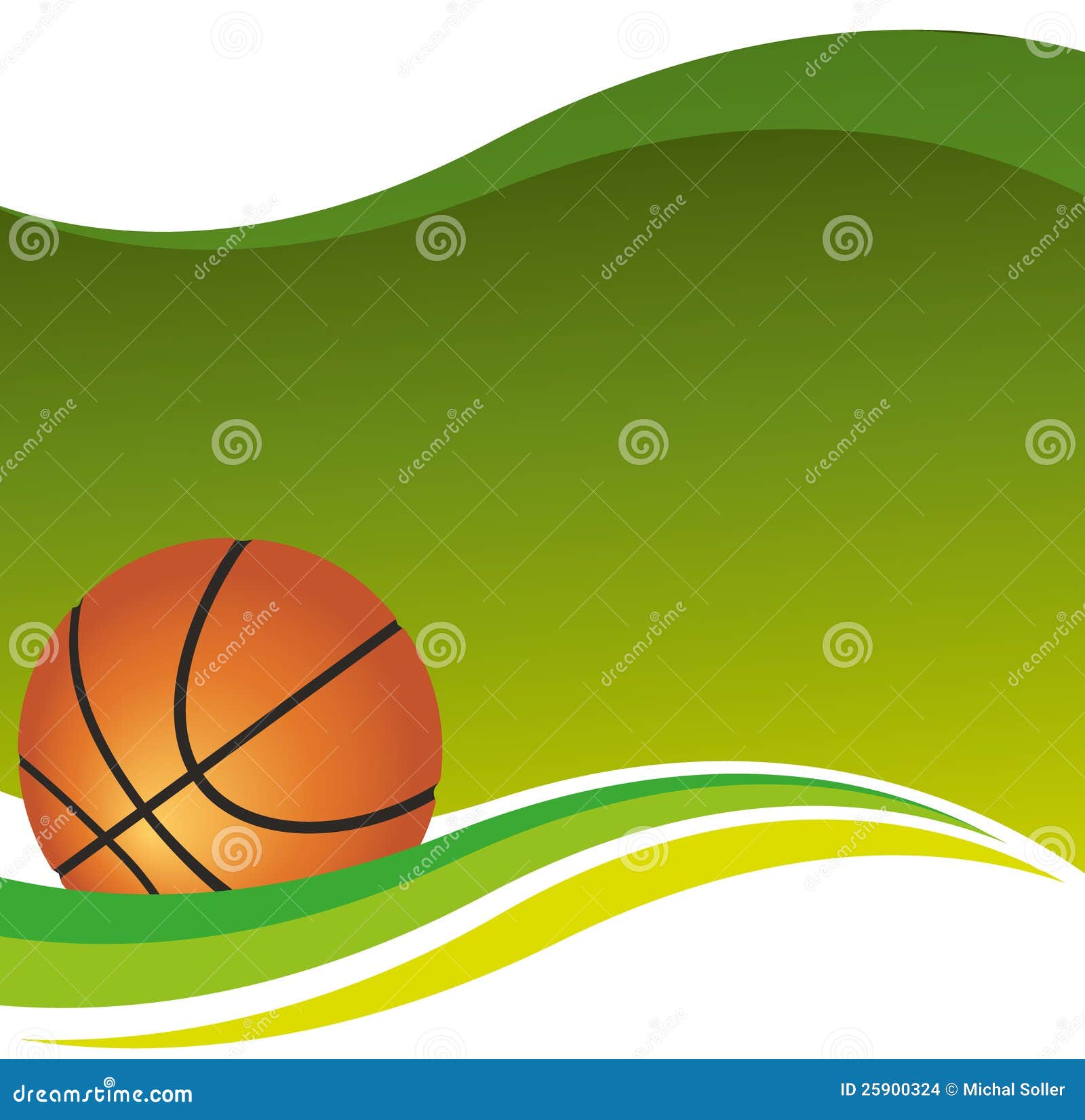 Basketball background stock vector. Illustration of green - 25900324