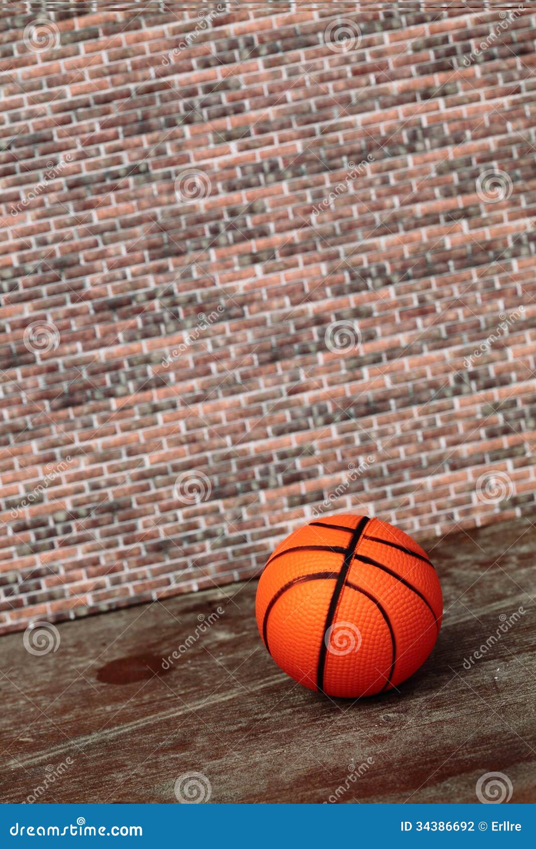 Basketball ball stock photo. Image of brick, texture - 34386692
