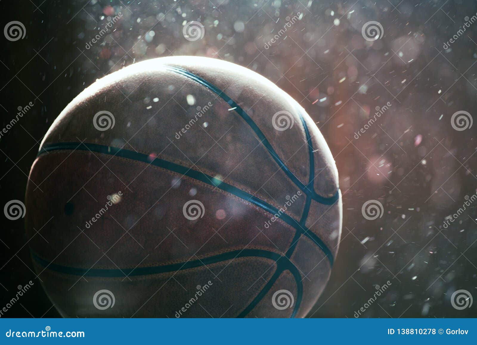 Basketball Ball Dust Dynamic Stock Photo - Image of league, clip: 138810278