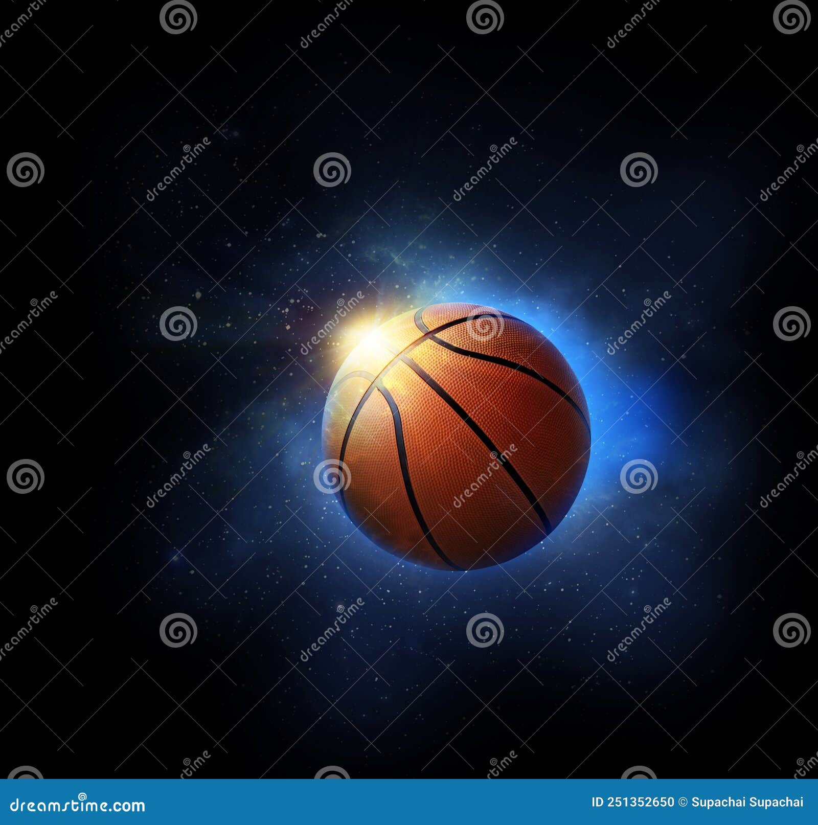 Basketball Ball. Basketball Game Concept Stock Photo - Image of adult ...
