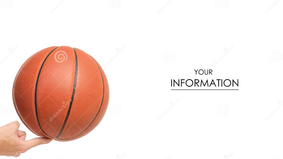 Basketball Ball in Hand Pattern Stock Photo - Image of energy, female ...