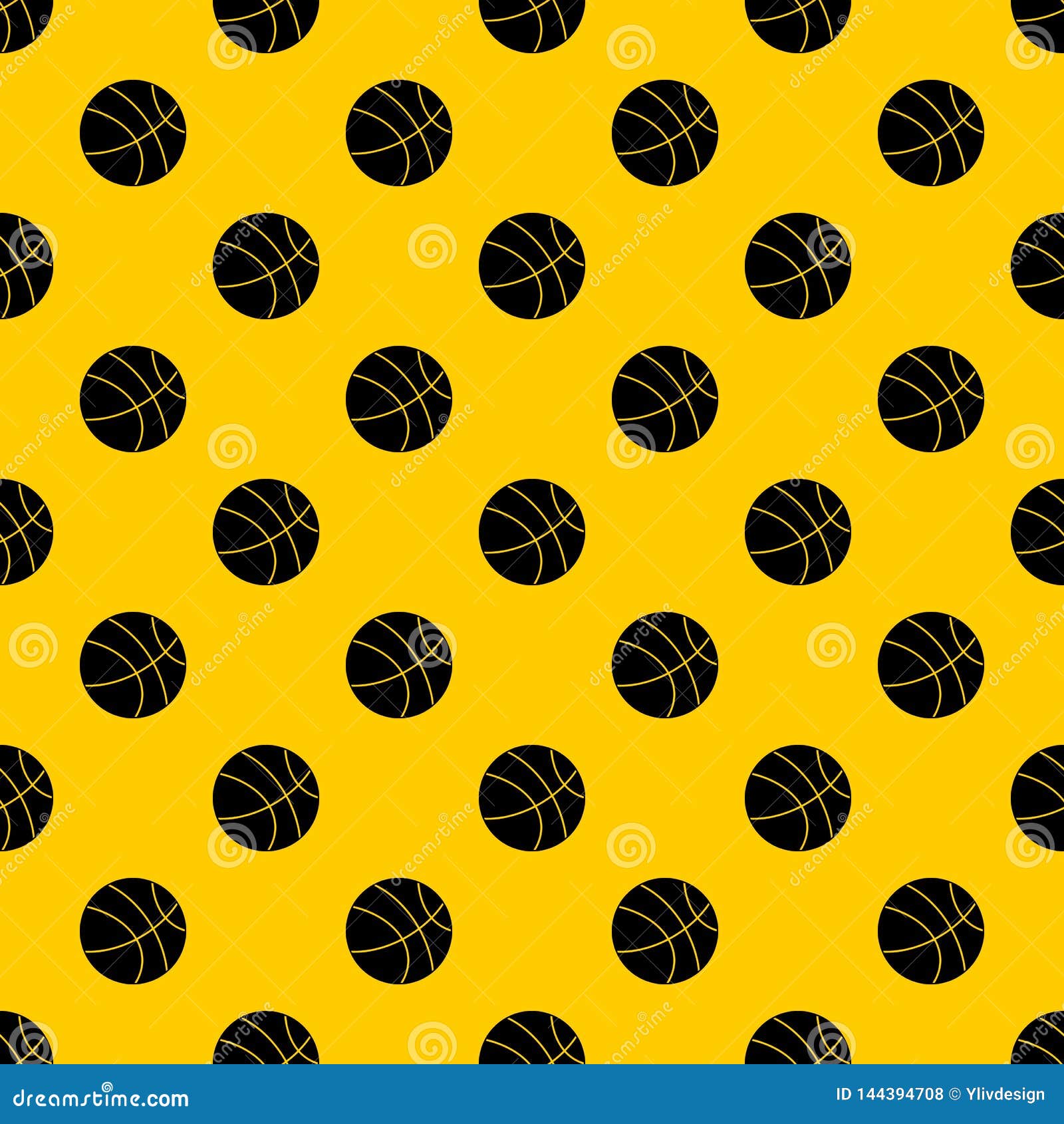 Basketball Ball Pattern Vector Stock Vector - Illustration of goal ...