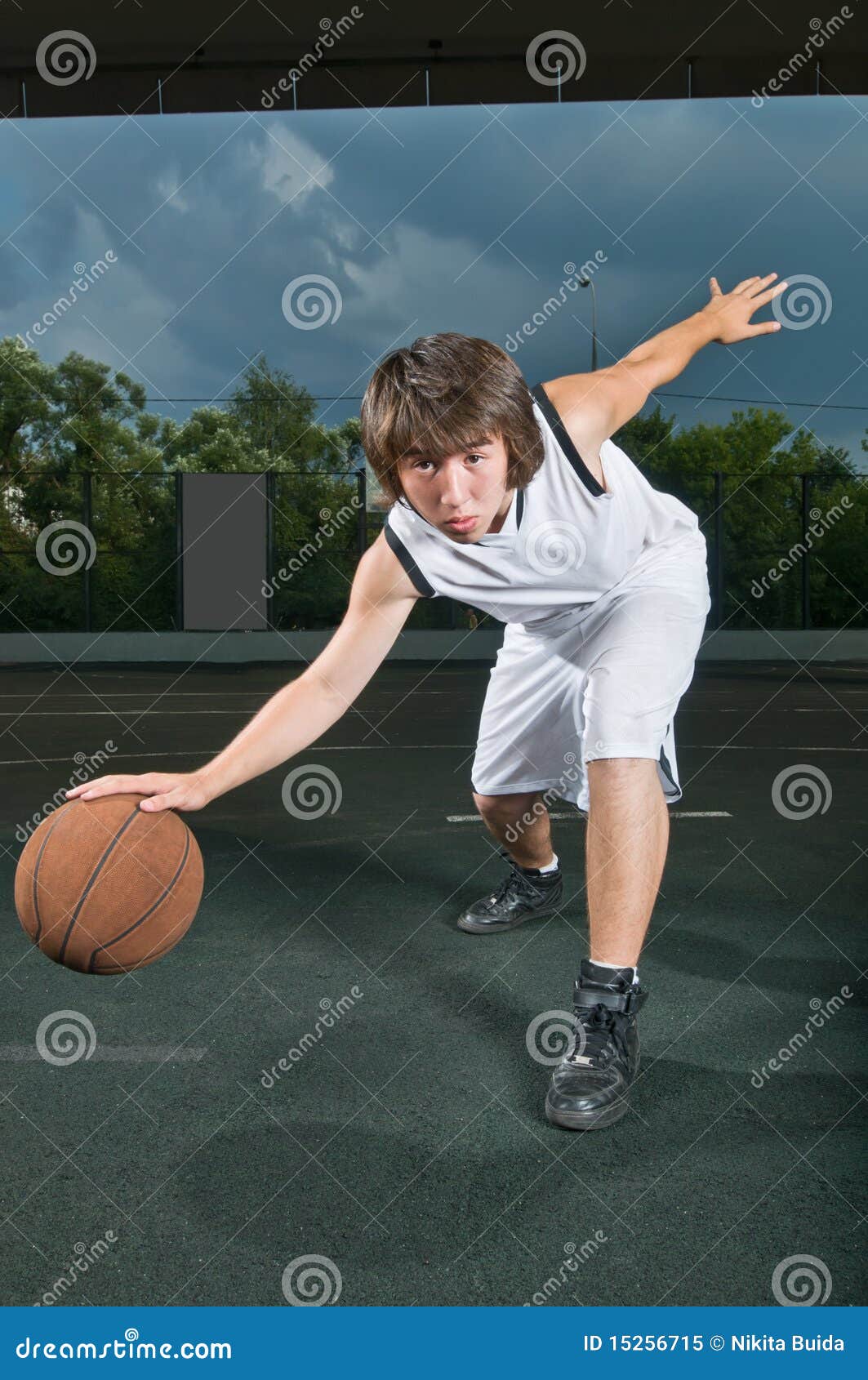 Basketball Ballhandling Skills Stock Image - Image of dribbling ...