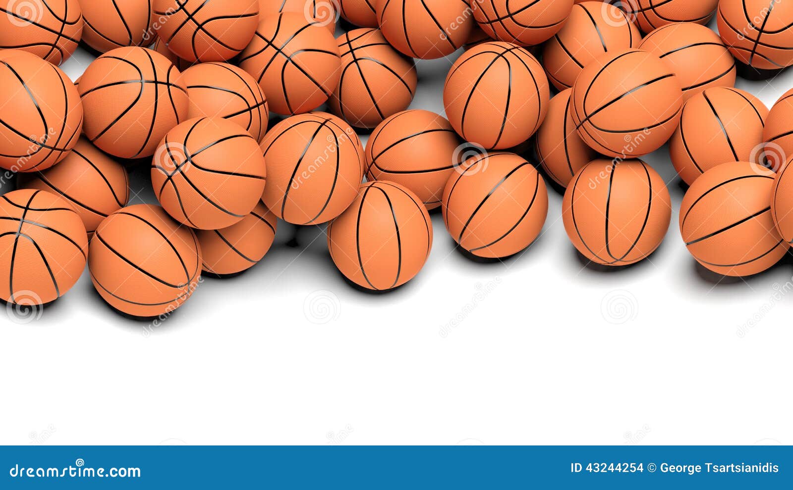 Basketball Balls Background. Many Orange Basketball Balls With Dimple ...