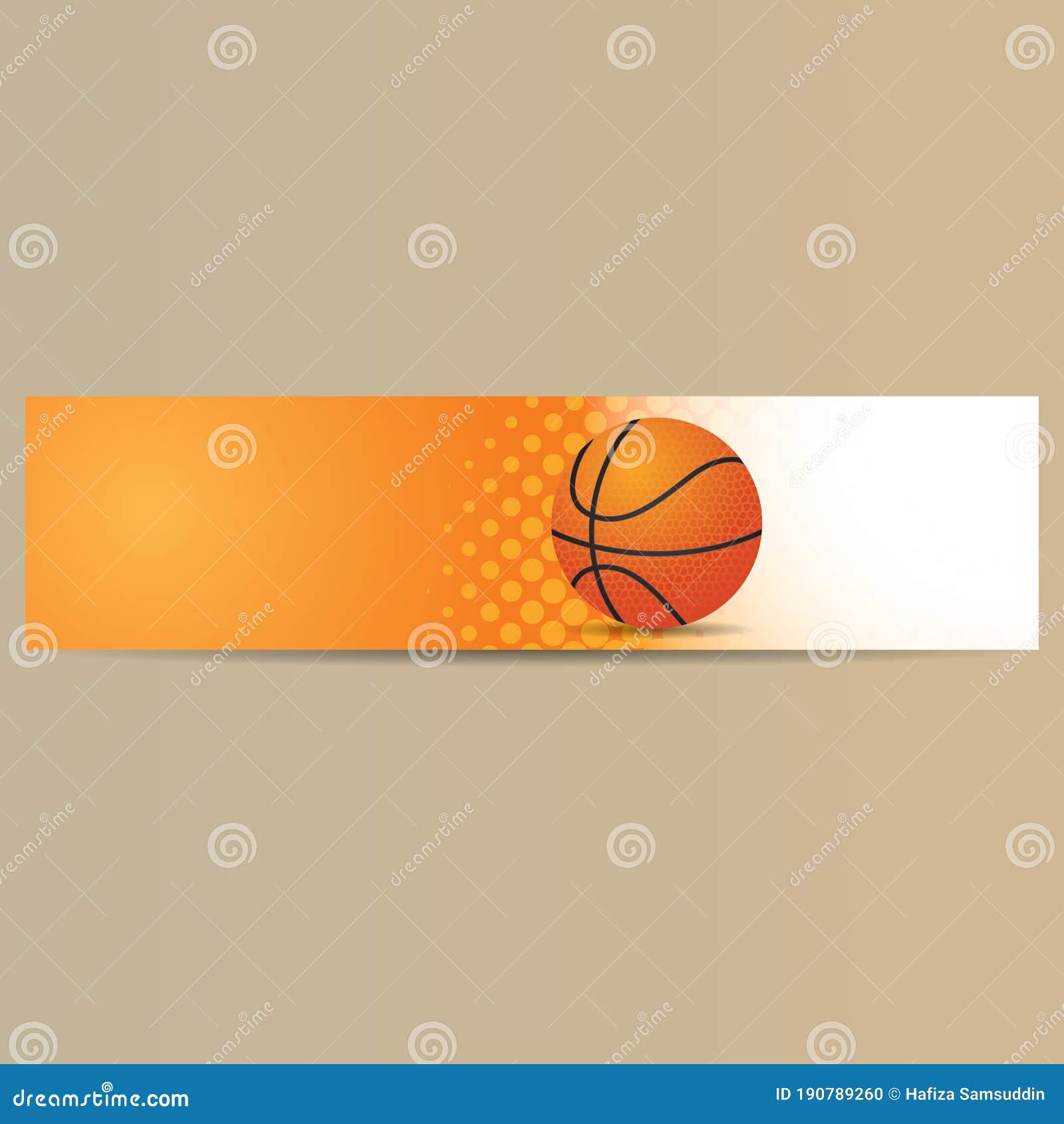 Basketball Banner Vector Illustration | CartoonDealer.com #9420522