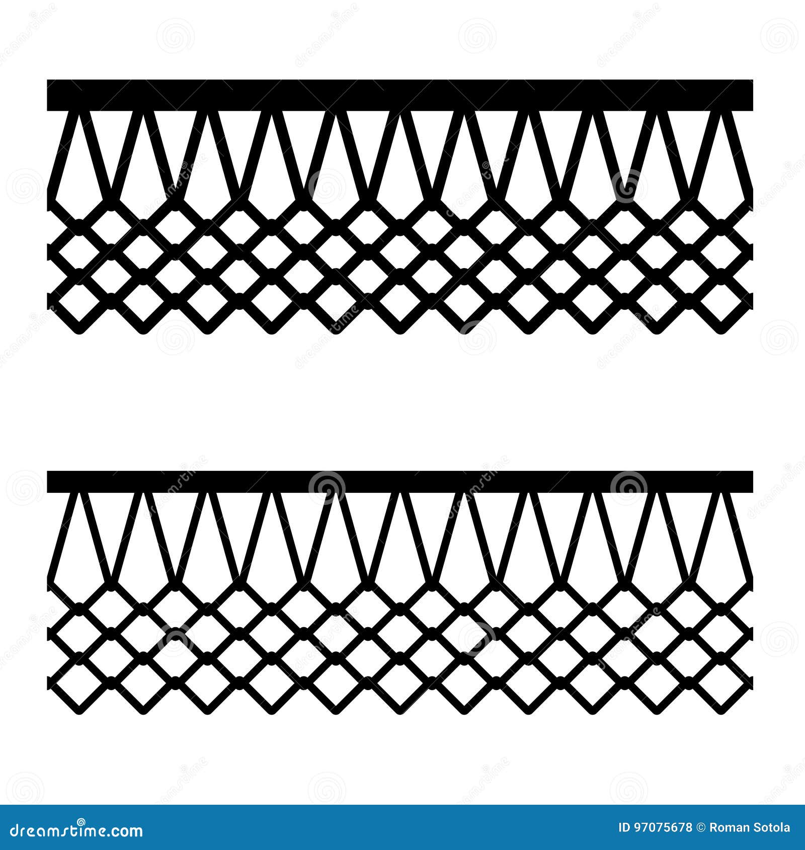 Basketball Basket Net Seamless Pattern Stock Vector - Illustration of ...