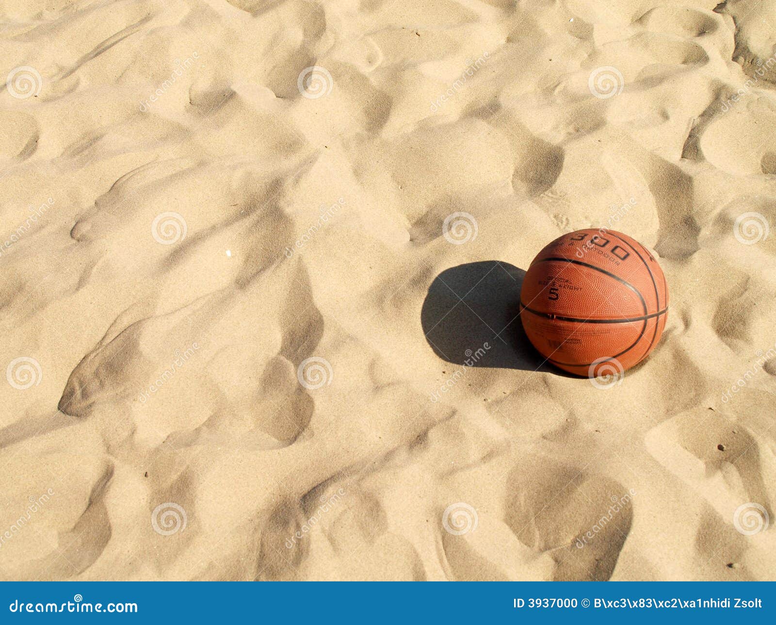 Basketball in the beach stock photo. Image of sport, game - 3937000