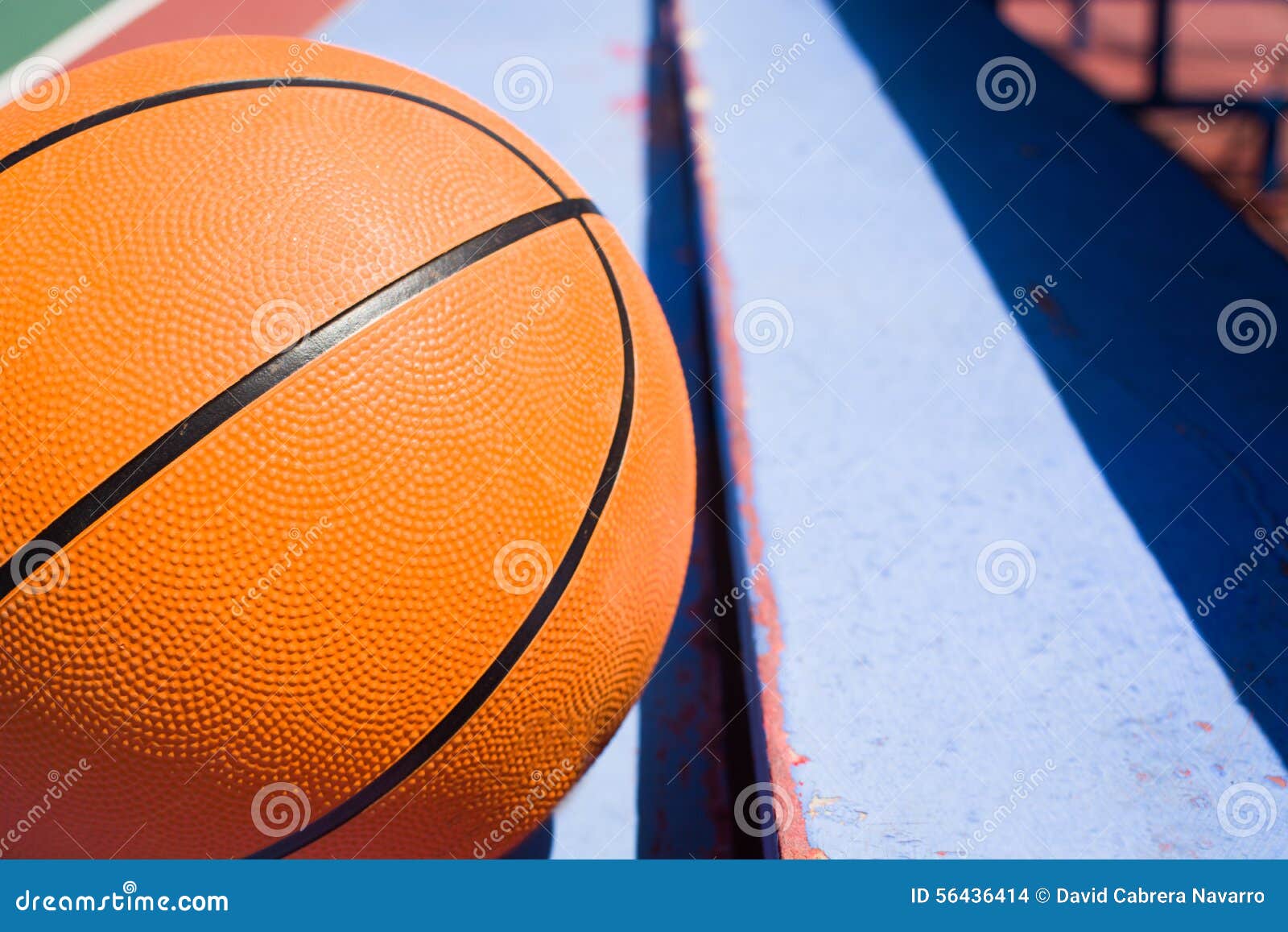 Basketball on a bleachers stock photo. Image of orange - 56436414