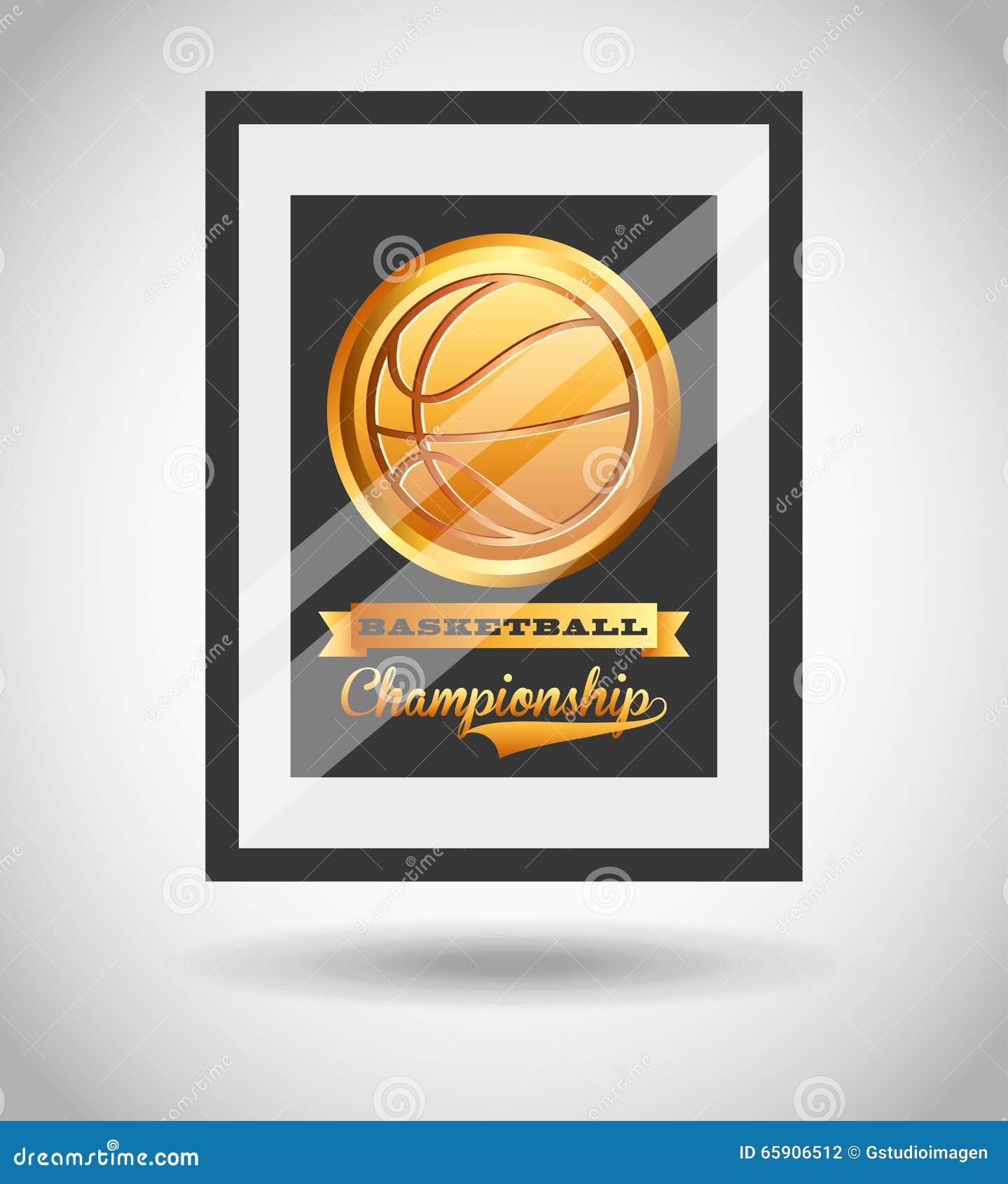 Basketball Championship Design Stock Illustration - Illustration of ...