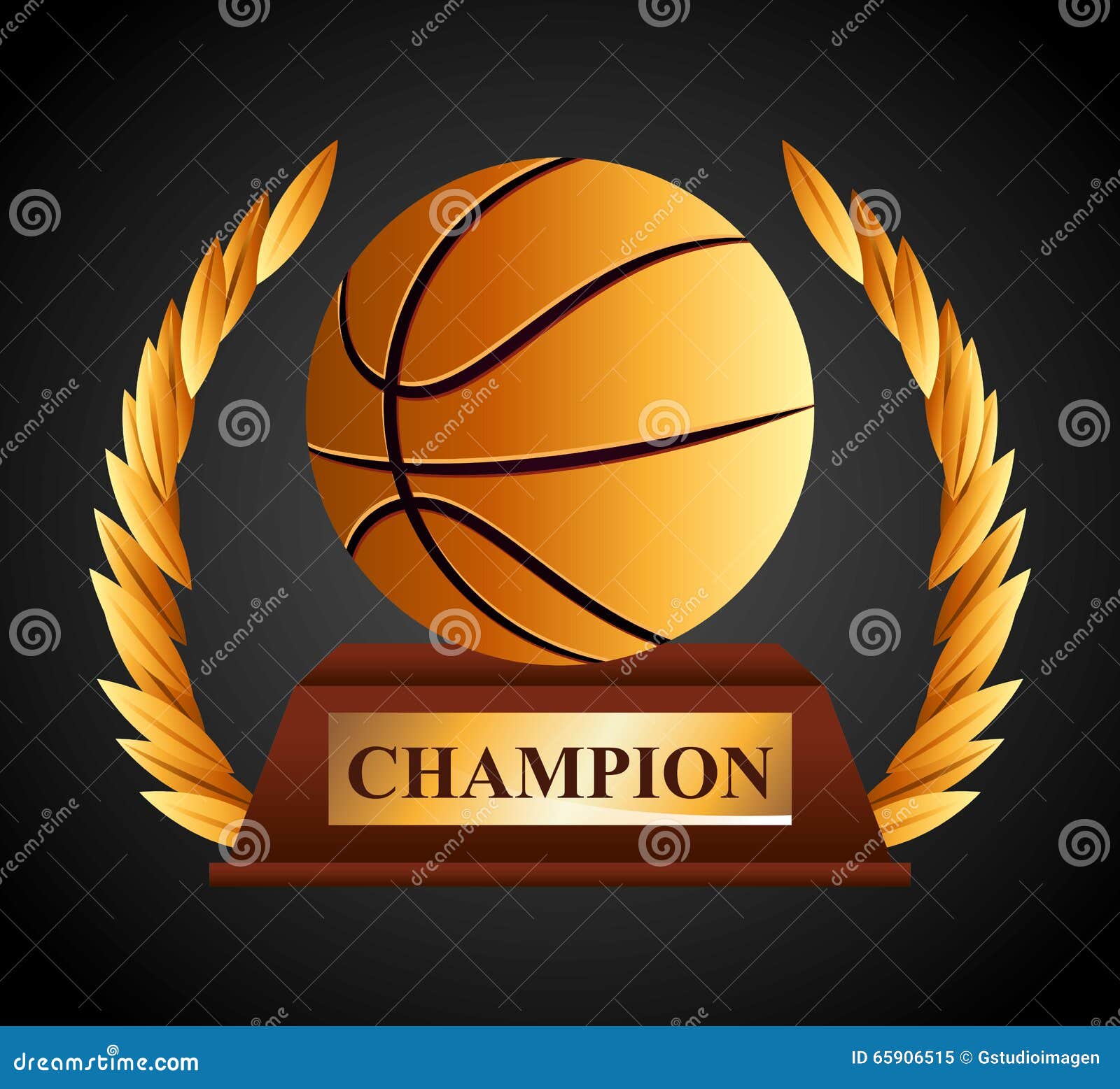 Basketball Championship Design Stock Illustration - Illustration of ...