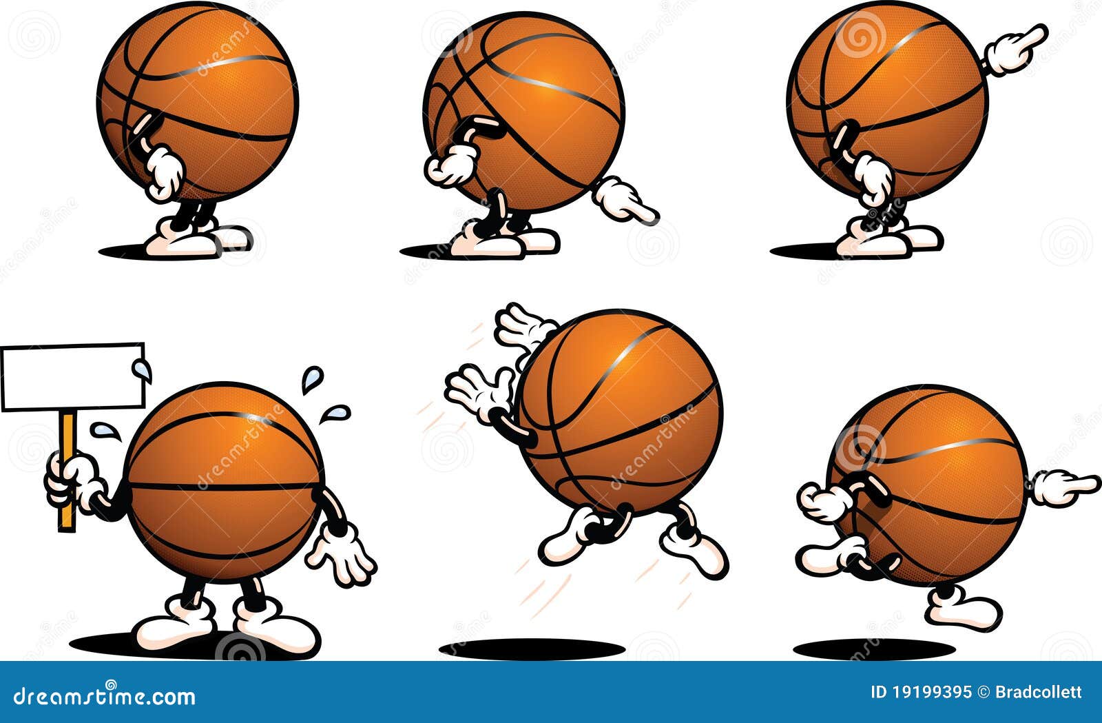Basketball Character stock vector. Illustration of sporting - 19199395