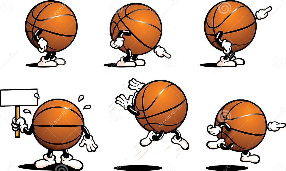 Basketball Character stock vector. Illustration of sporting - 19199395