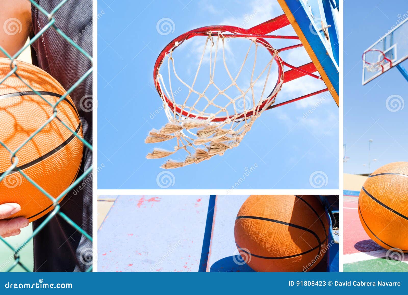 Basketball collage stock image. Image of competition - 91808423