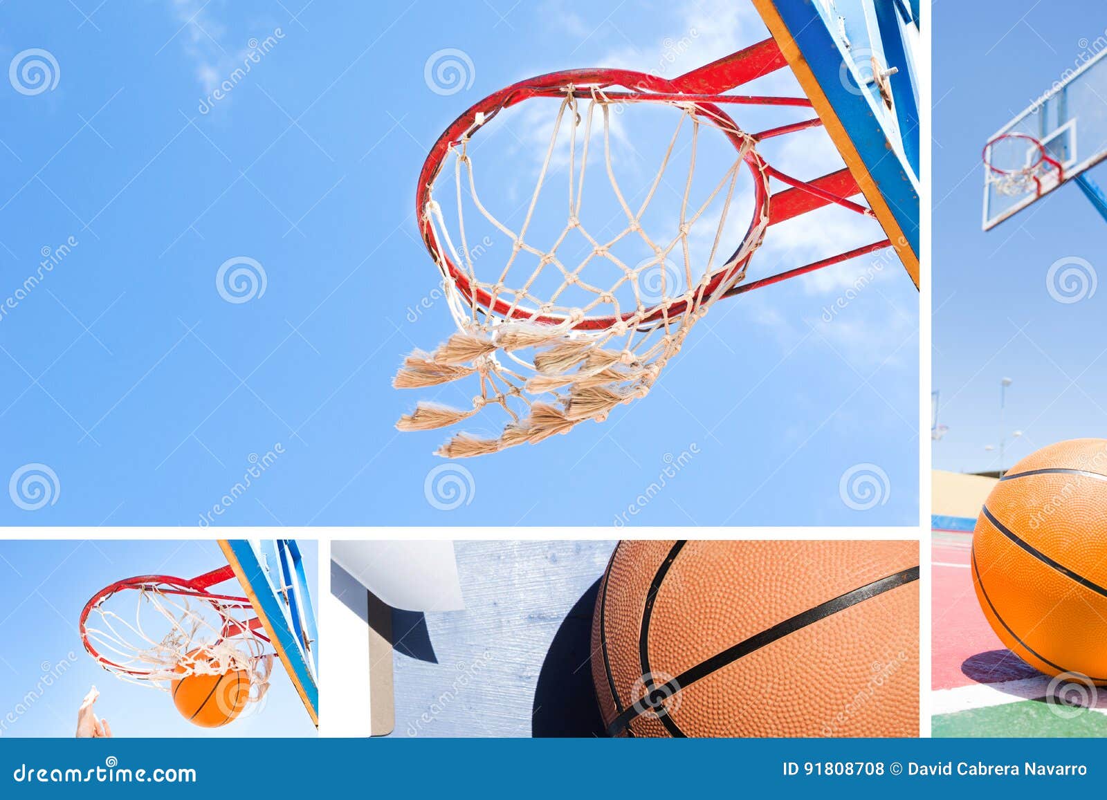 Basketball collage stock photo. Image of activity, ball - 91808708