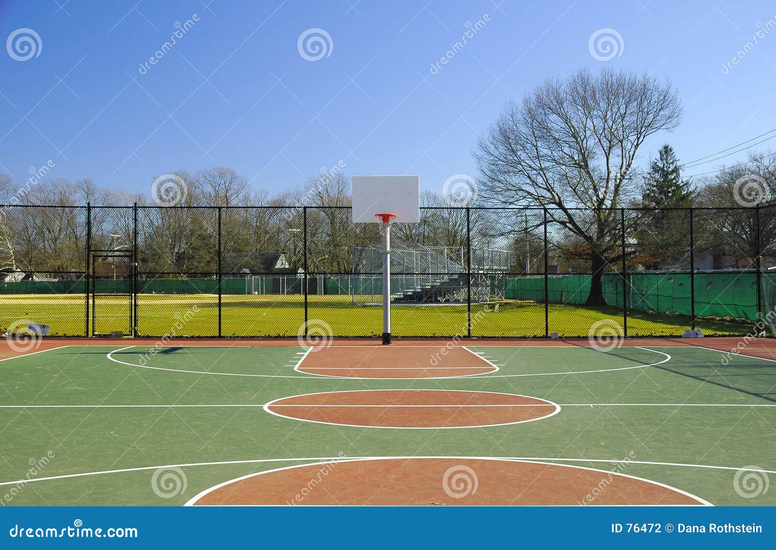 Basketball Court 2 stock photo. Image of hoops, playground - 76472