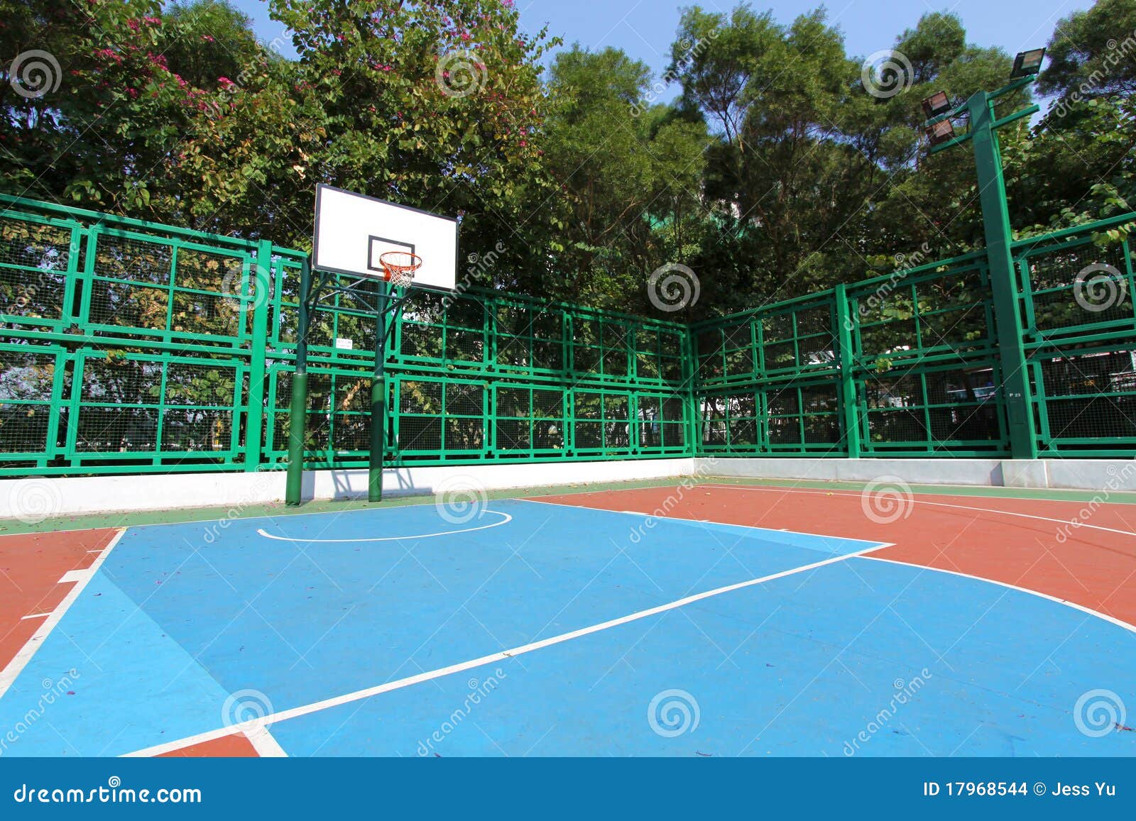 Basketball Court in Abstract View Stock Photo - Image of game, outside ...