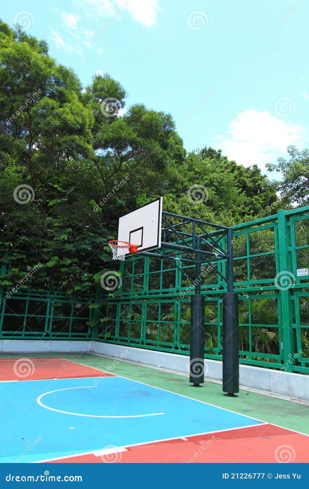 Basketball Court in Abstract View Stock Image - Image of exercise ...