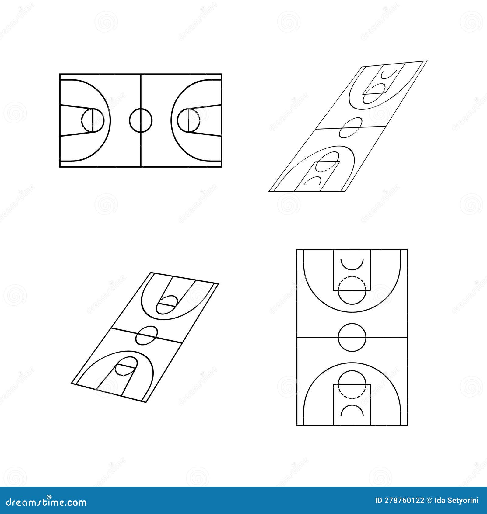 Basketball Court Icon Vector Stock Illustration - Illustration of game ...
