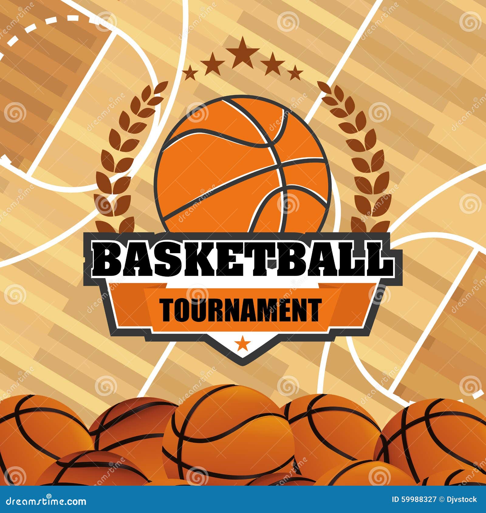 Basketball design stock vector. Illustration of league - 59988327