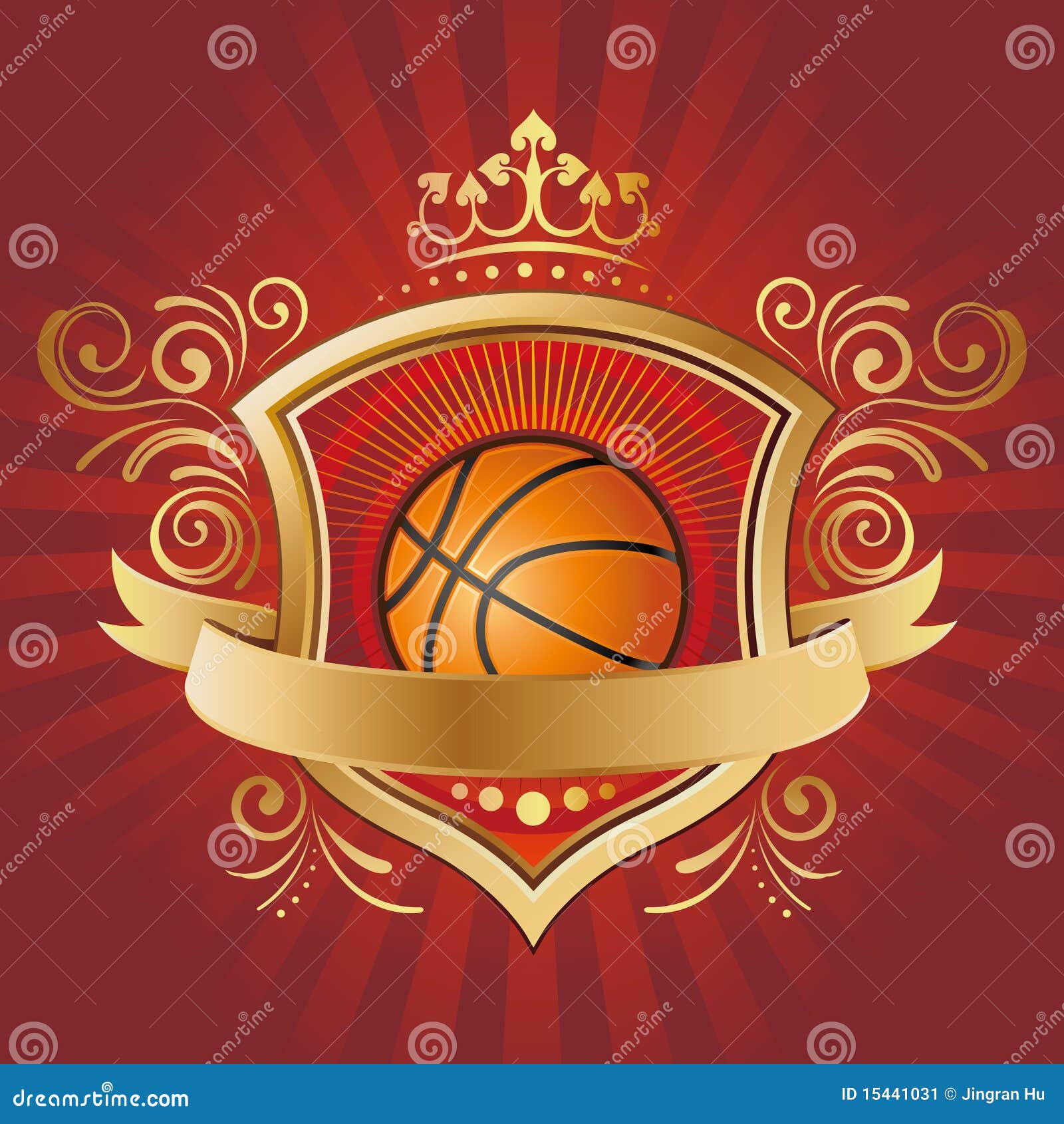 Basketball design element stock vector. Illustration of sphere - 15441031