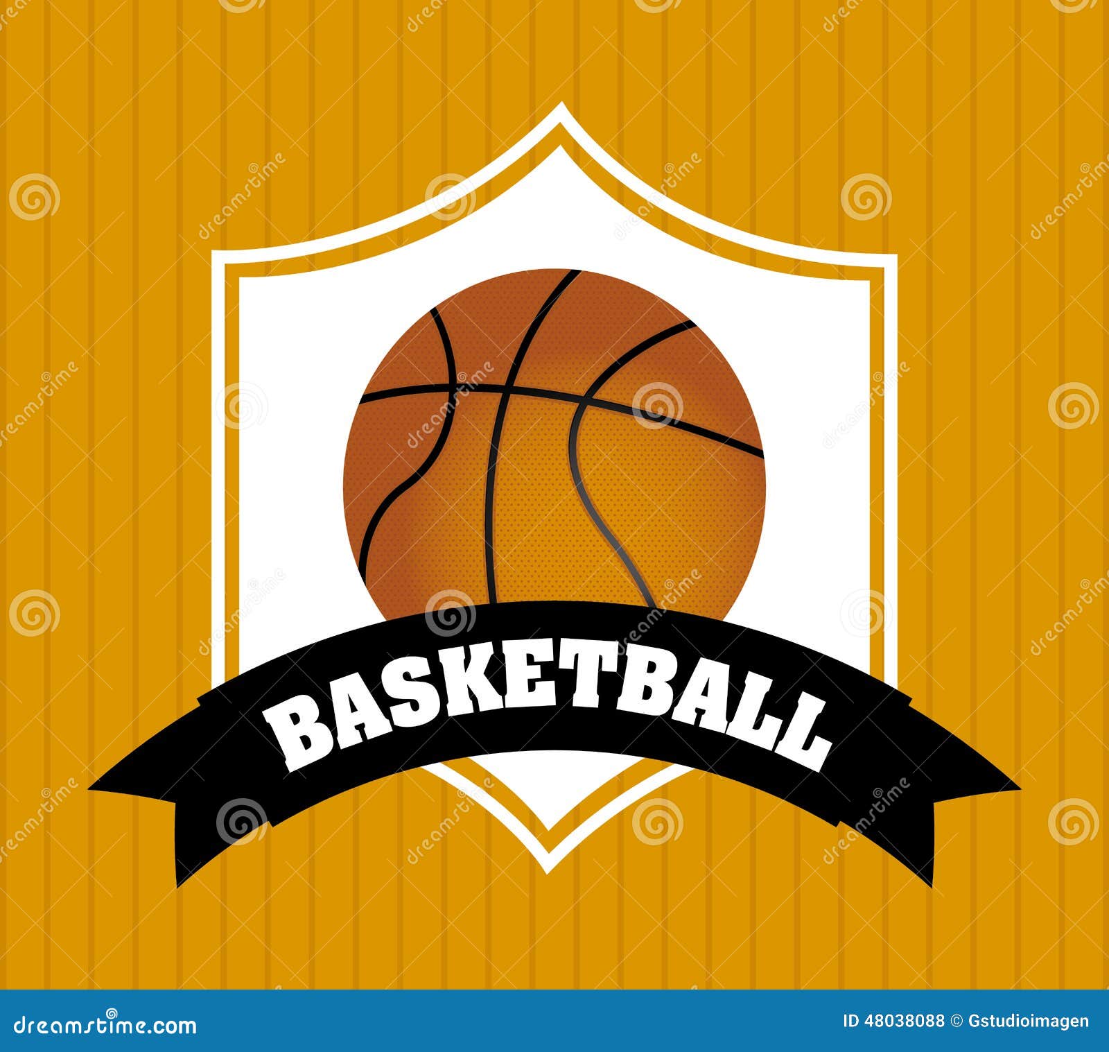 Basketball design stock illustration. Illustration of madness - 48038088