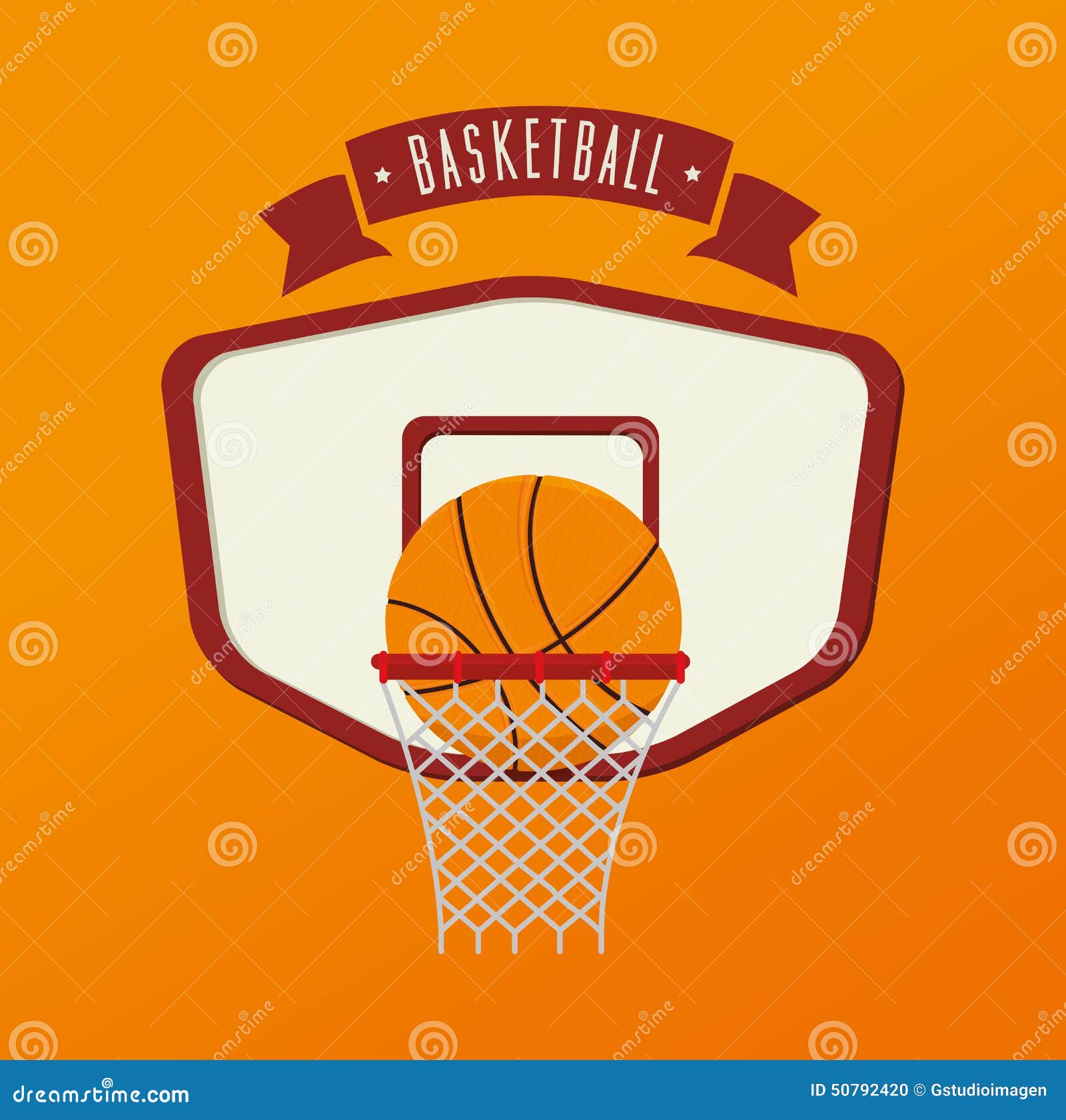 Basketball Design, Vector Illustration. Stock Vector - Illustration of ...