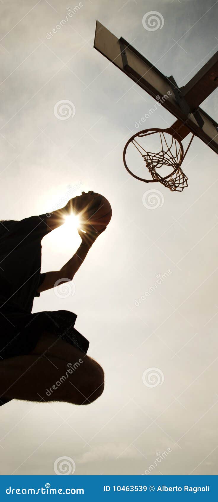 Basketball dunk silhouette stock image. Image of summer - 10463539