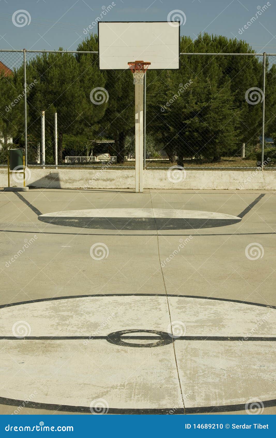 Basketball field stock photo. Image of game, street, ball - 14689210