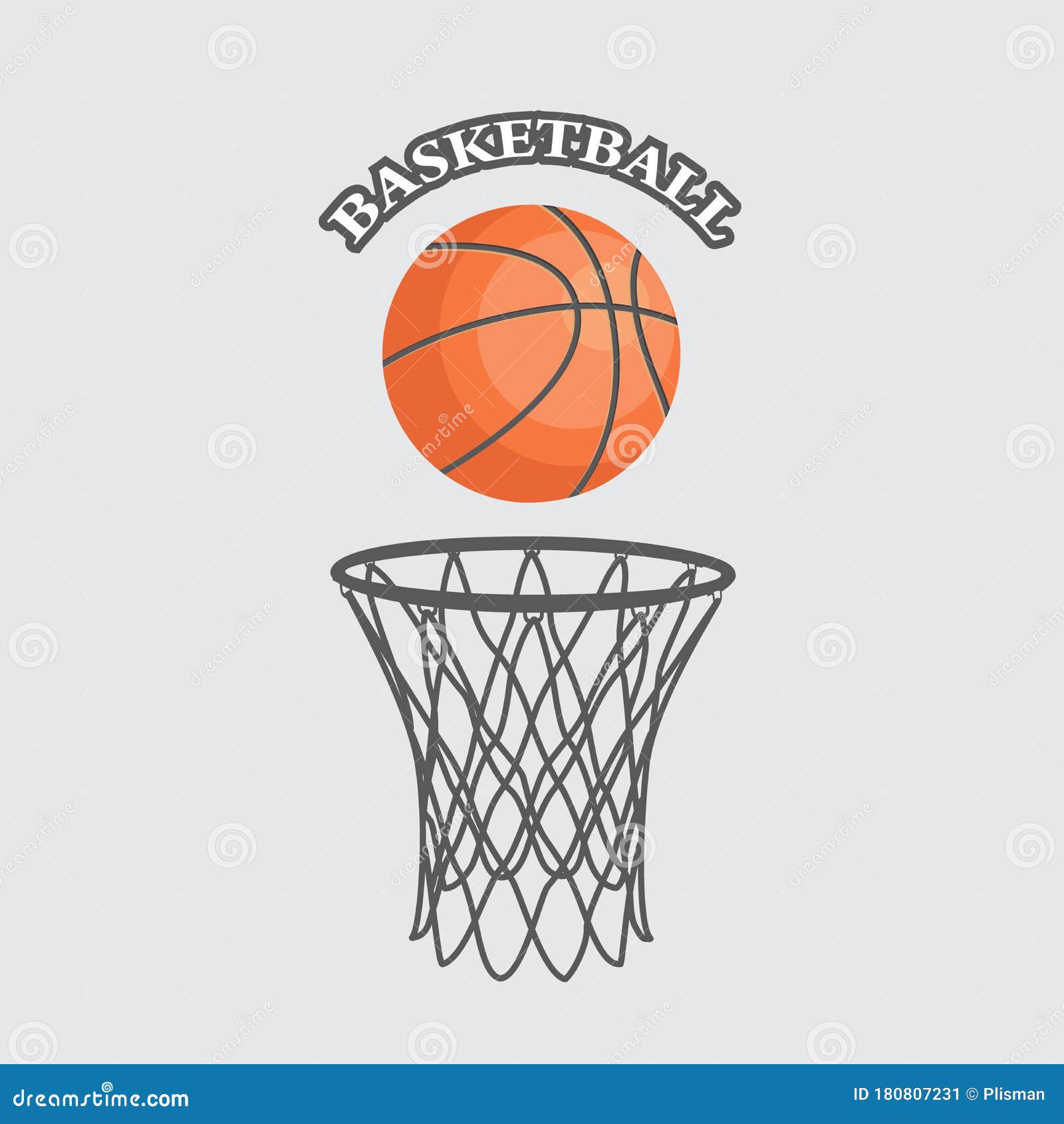 Basketball Flat Vector Icons Stock Photo | CartoonDealer.com #124782024