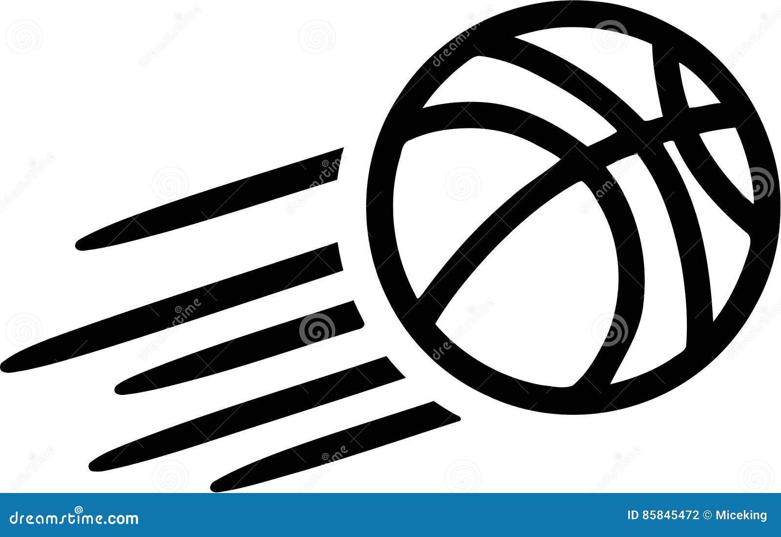 Basketball Flying Into The Ring Logo Sport American Game Vector ...