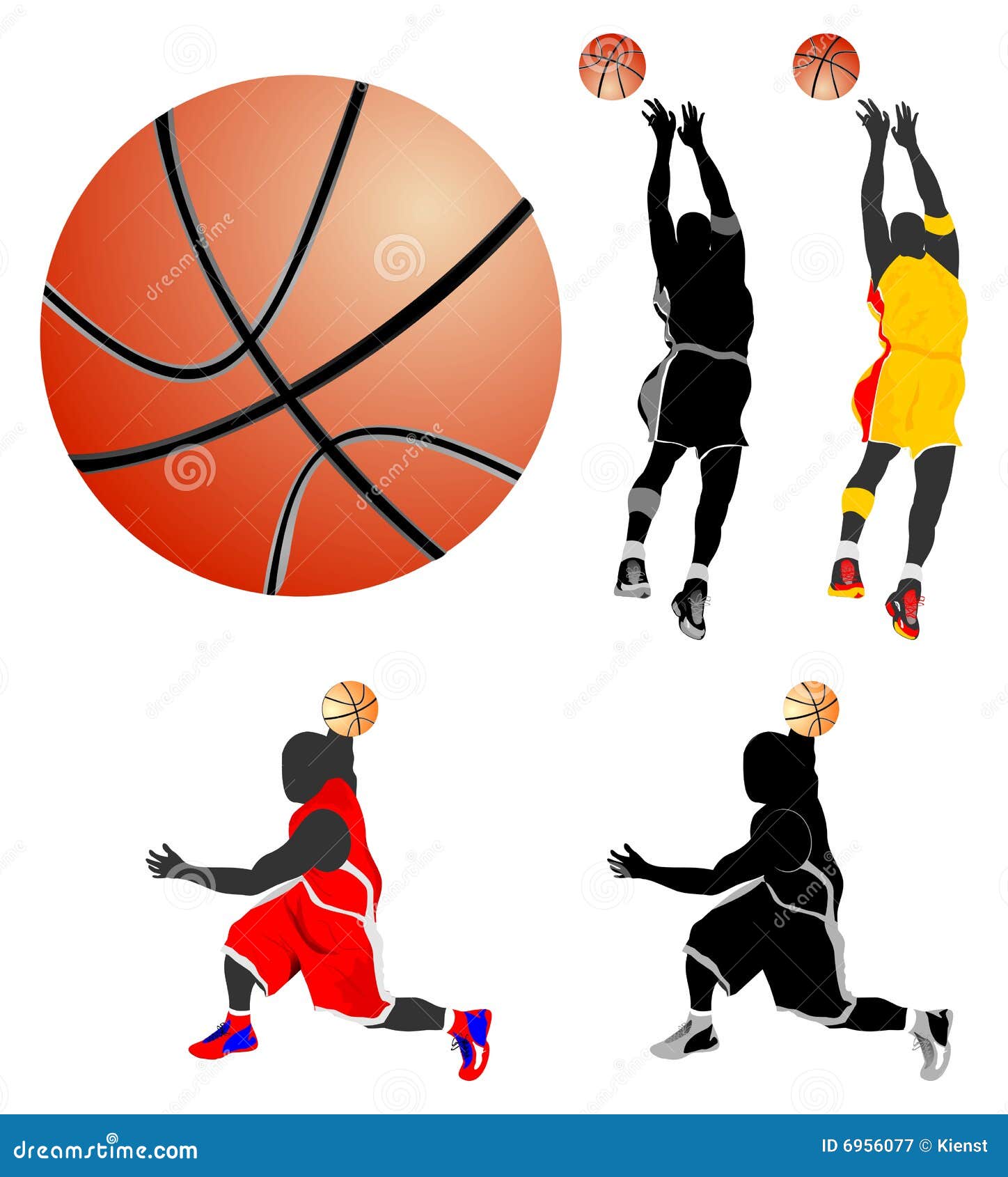 Basketball free style stock illustration. Illustration of sport - 6956077