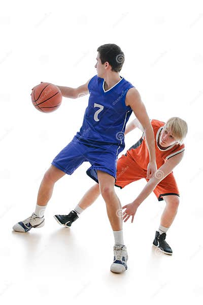 Basketball game stock photo. Image of dribbling, competitive - 17740028