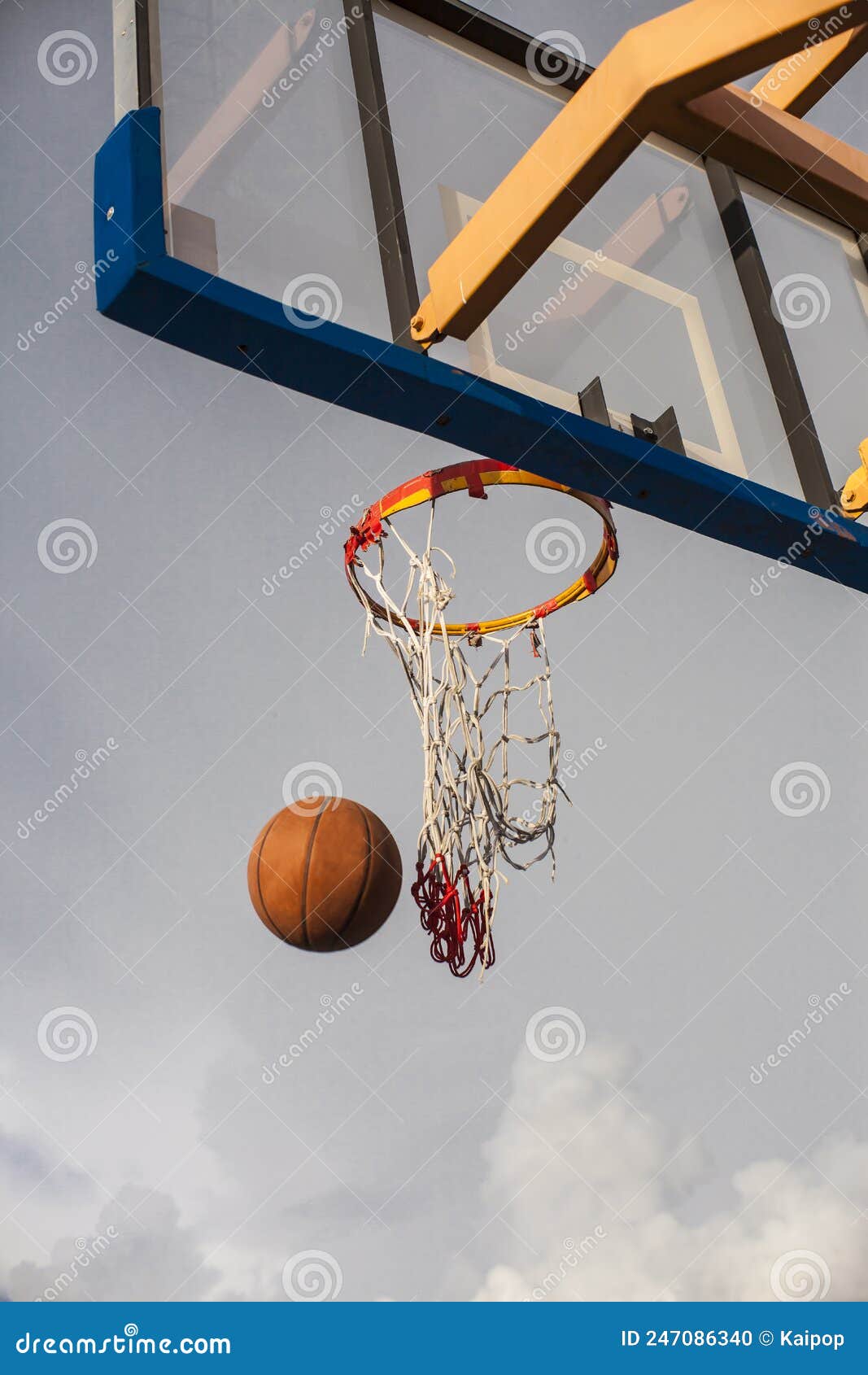 Basketball Goal ,playing Basketbal Stock Photo - Image of basketball ...