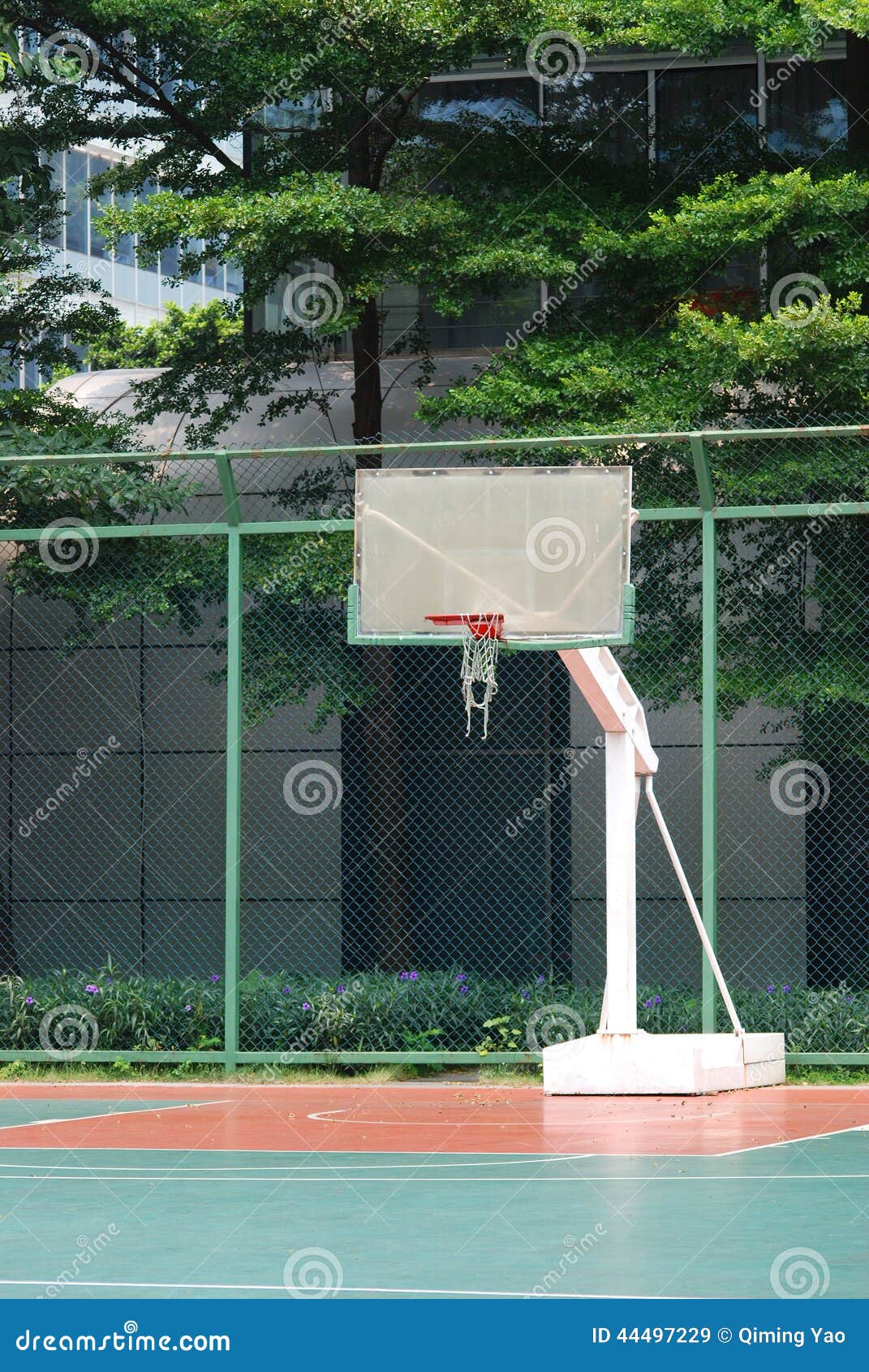 Basketball goal posts stock image. Image of tree, sport - 44497229