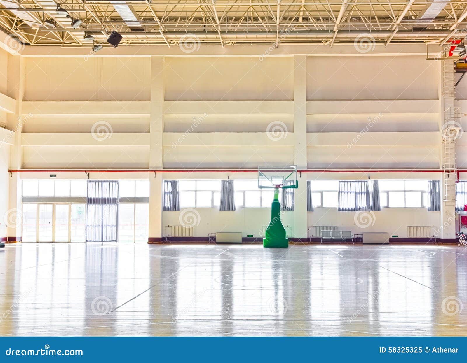 Basketball hall stock image. Image of space, midsection - 58325325