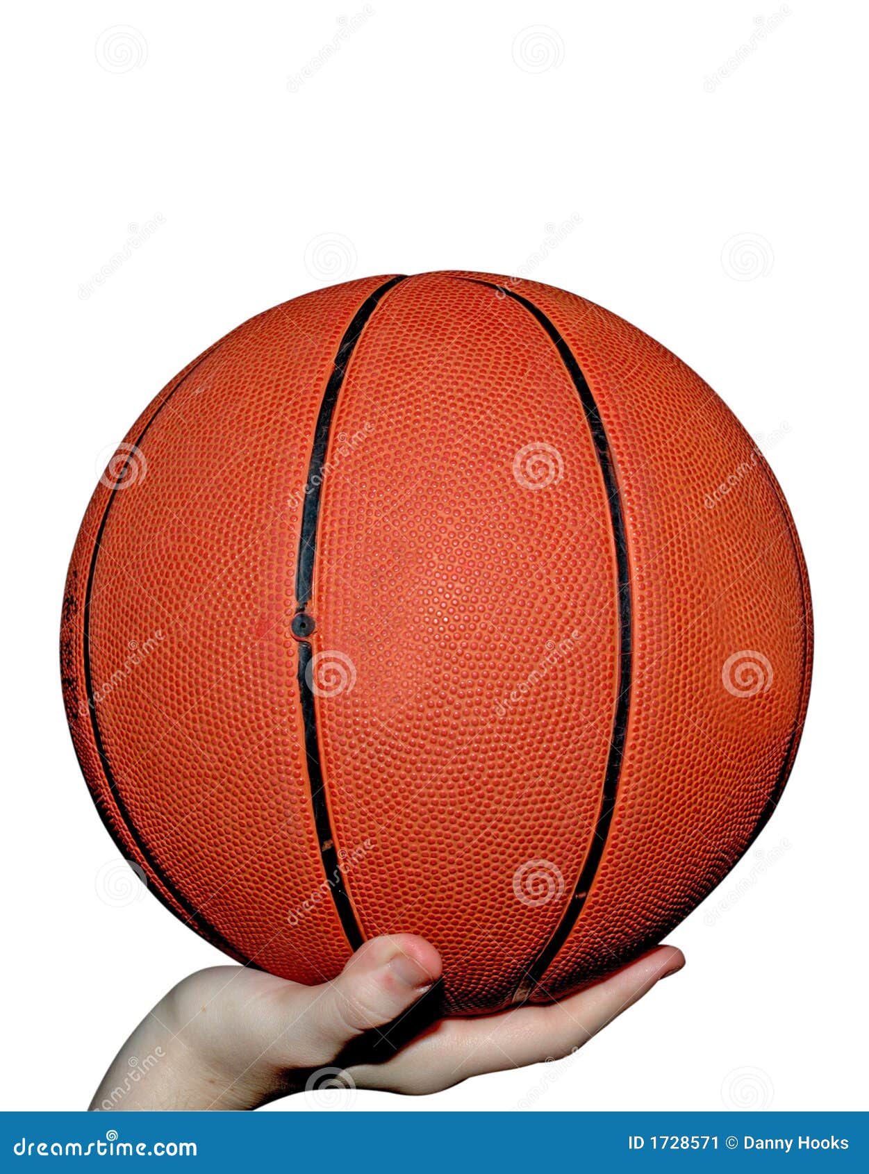 Basketball in Hand stock image. Image of equipment, competition - 1728571