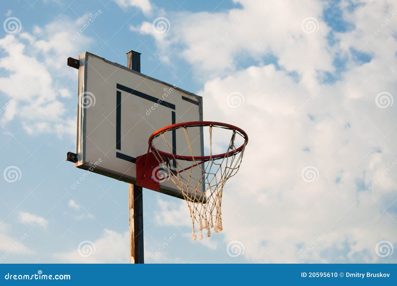 Basketball hoop stock photo. Image of recreation, high - 20595610