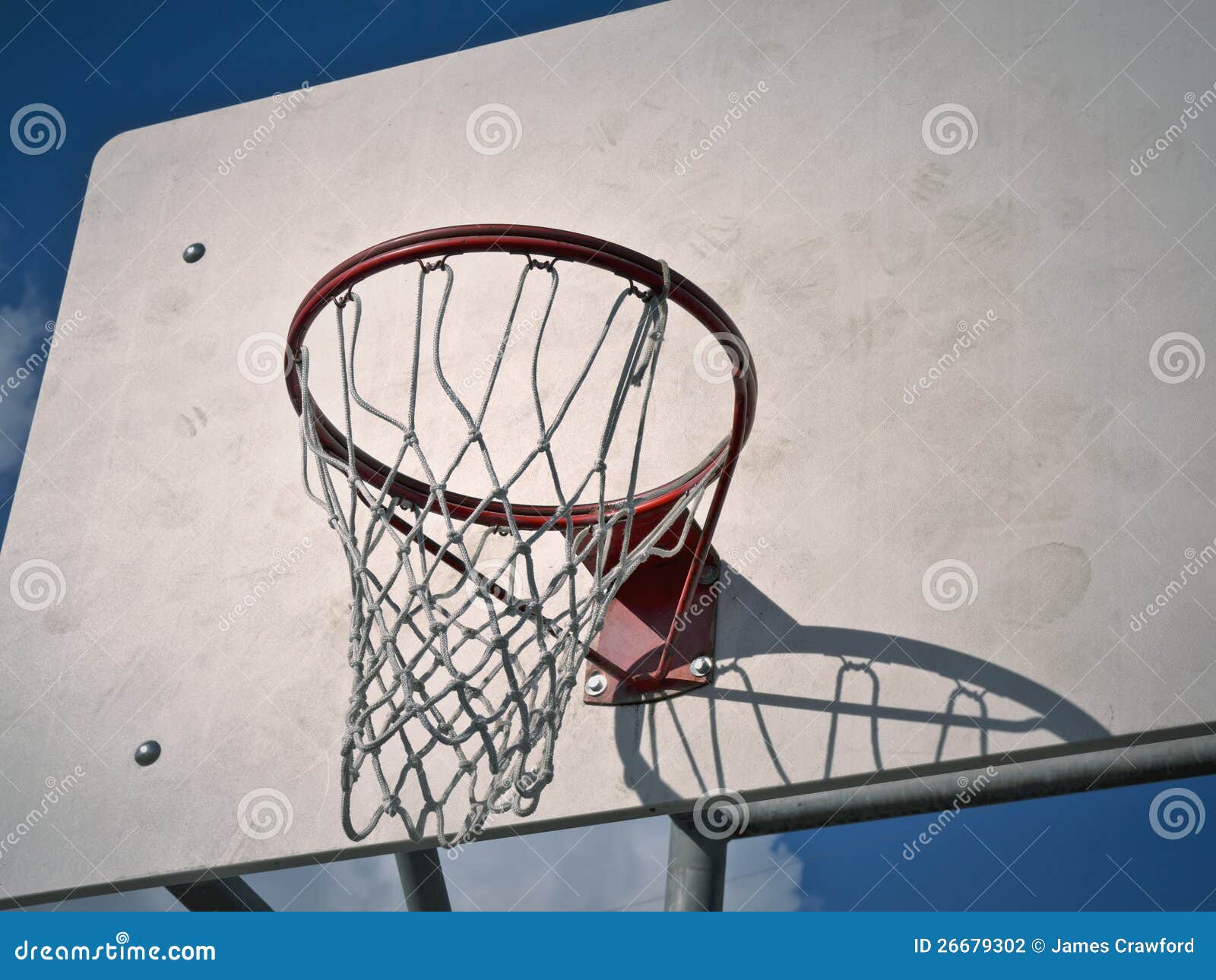 Basketball hoop stock photo. Image of hoop, contrast - 26679302