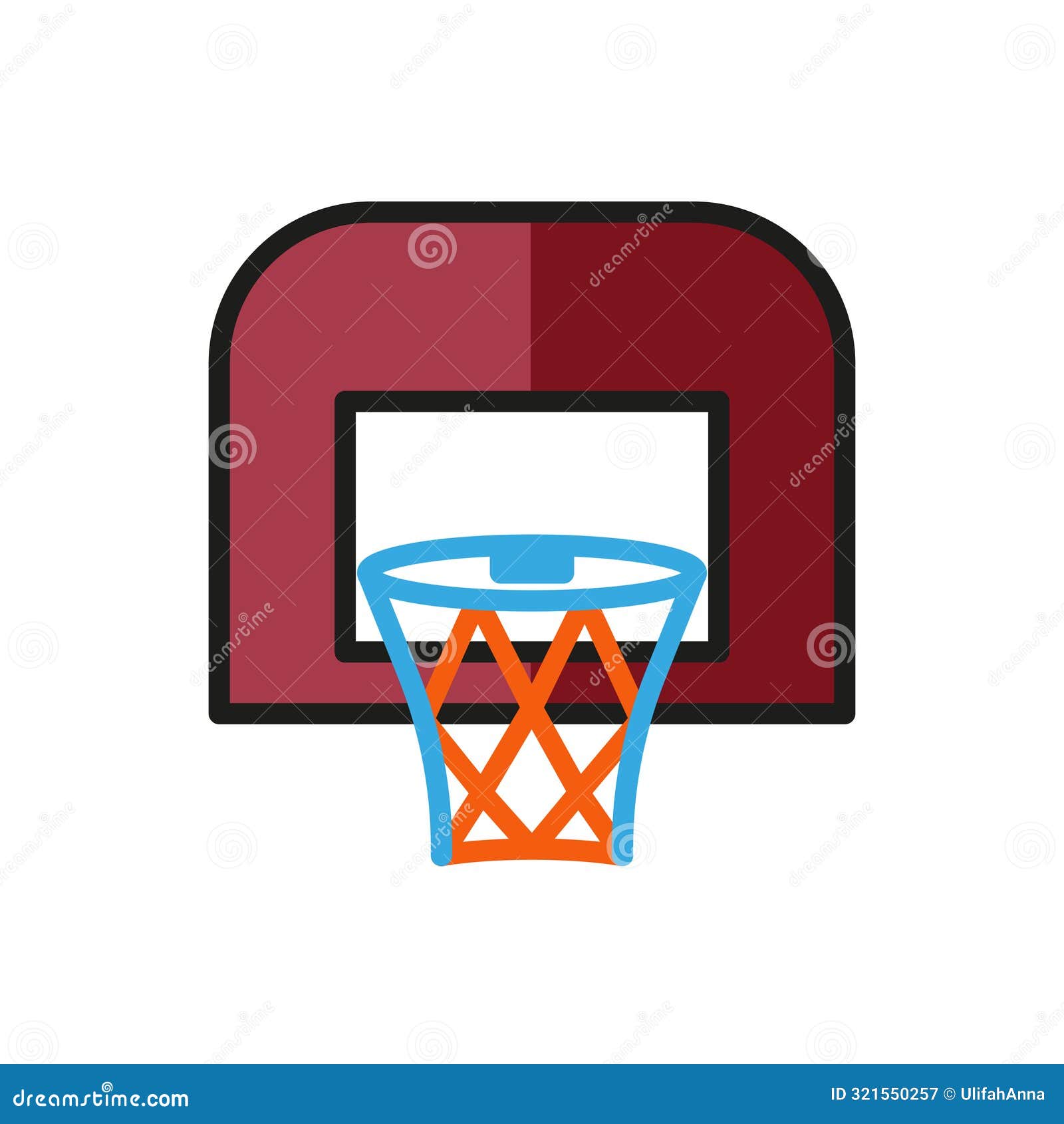 Basketball Hoop Vector Design Templates Simple and Modern Stock Vector ...
