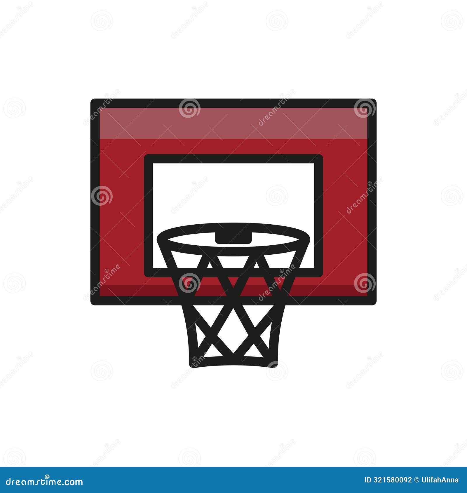 Basketball Hoop Vector Design Templates Simple and Modern Stock Vector ...