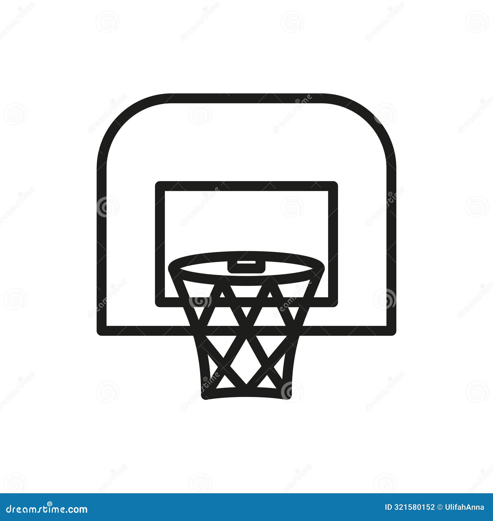 Basketball Hoop Vector Design Templates Simple and Modern Stock Vector ...