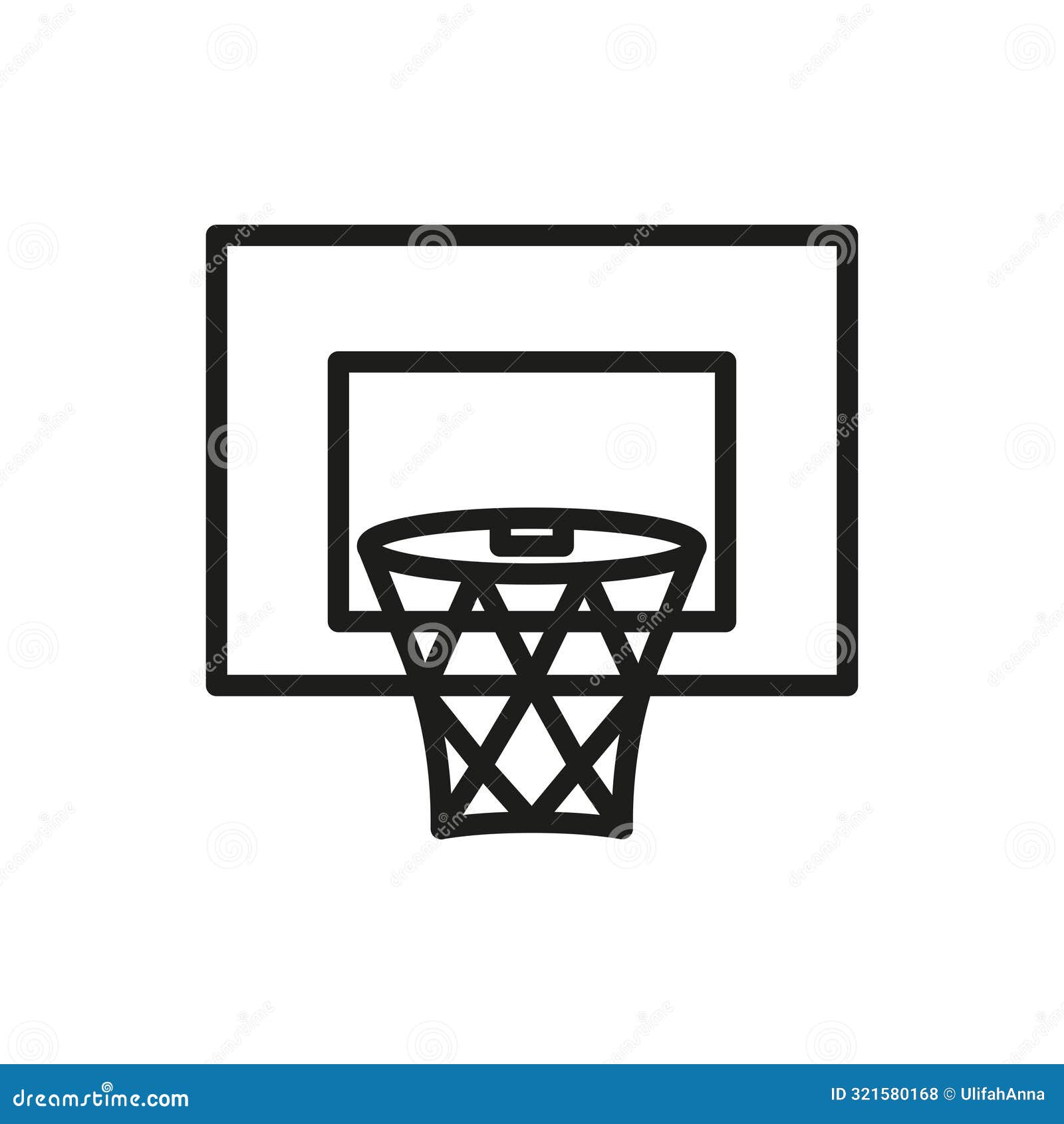 Basketball Hoop Vector Design Templates Simple and Modern Stock Vector ...