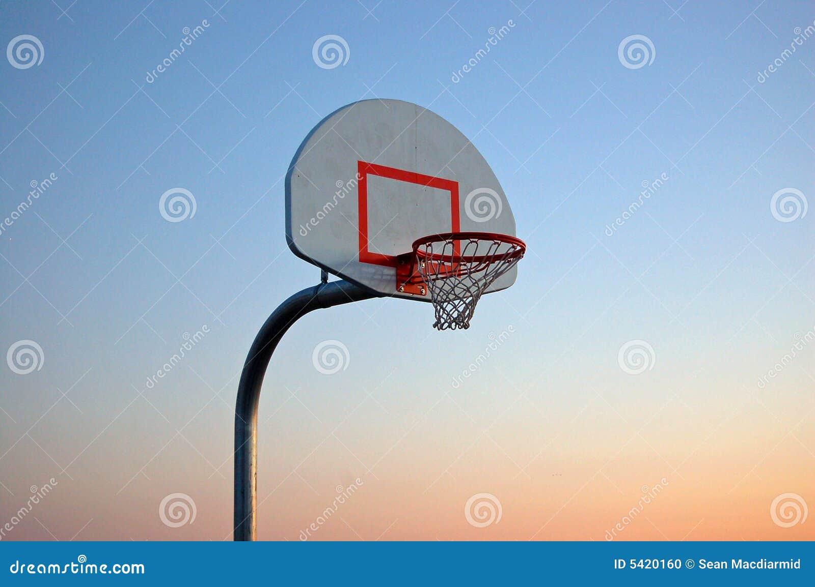 Basketball Hoop stock photo. Image of basketball, game - 5420160